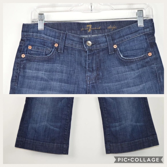 7 For All Mankind | Jeans | 7fam Dojo 26 Cropped Capri Jeans W 295 X I ...